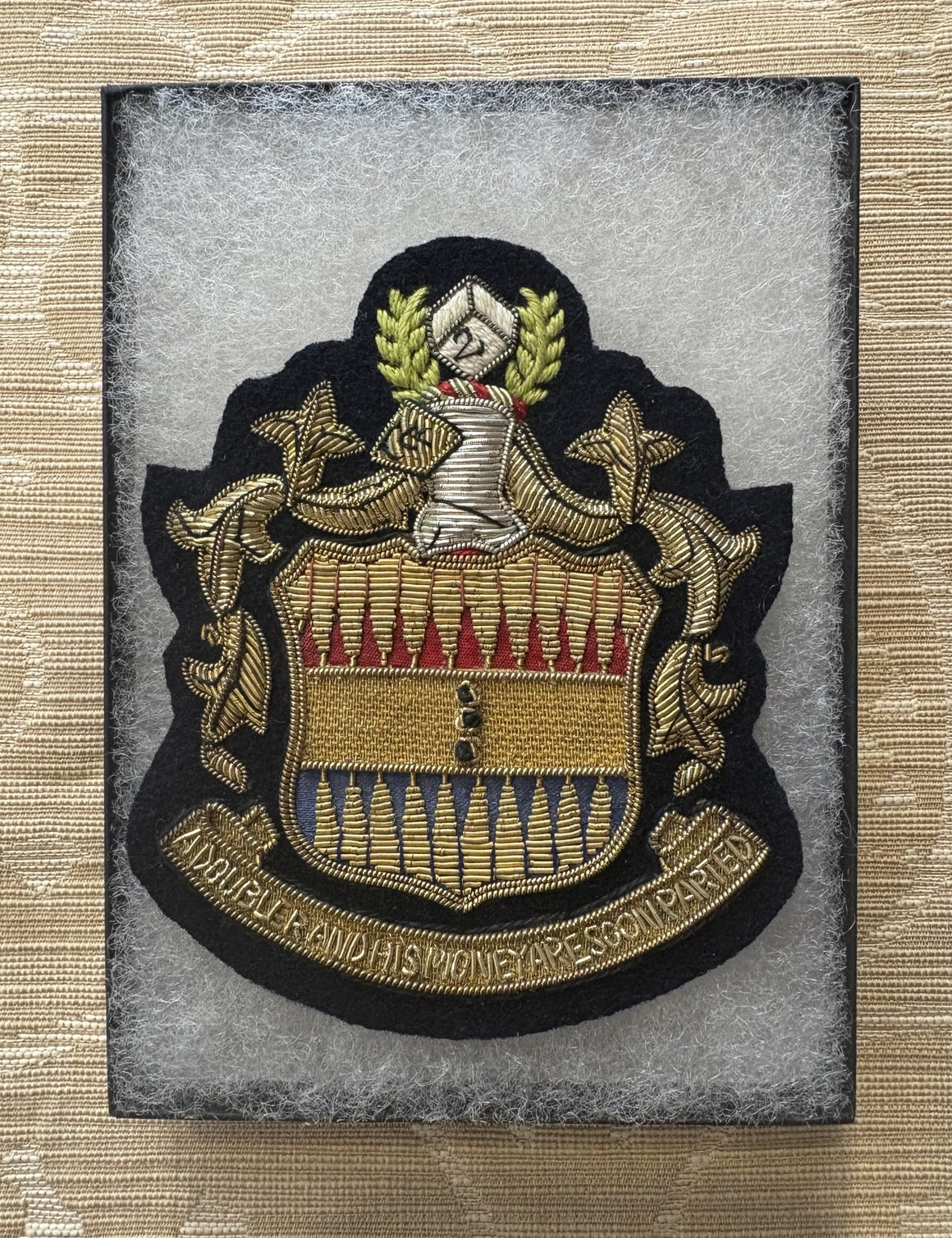 Backgammon-Doubler Vintage Bullion Blazer Patch – Andover Collection