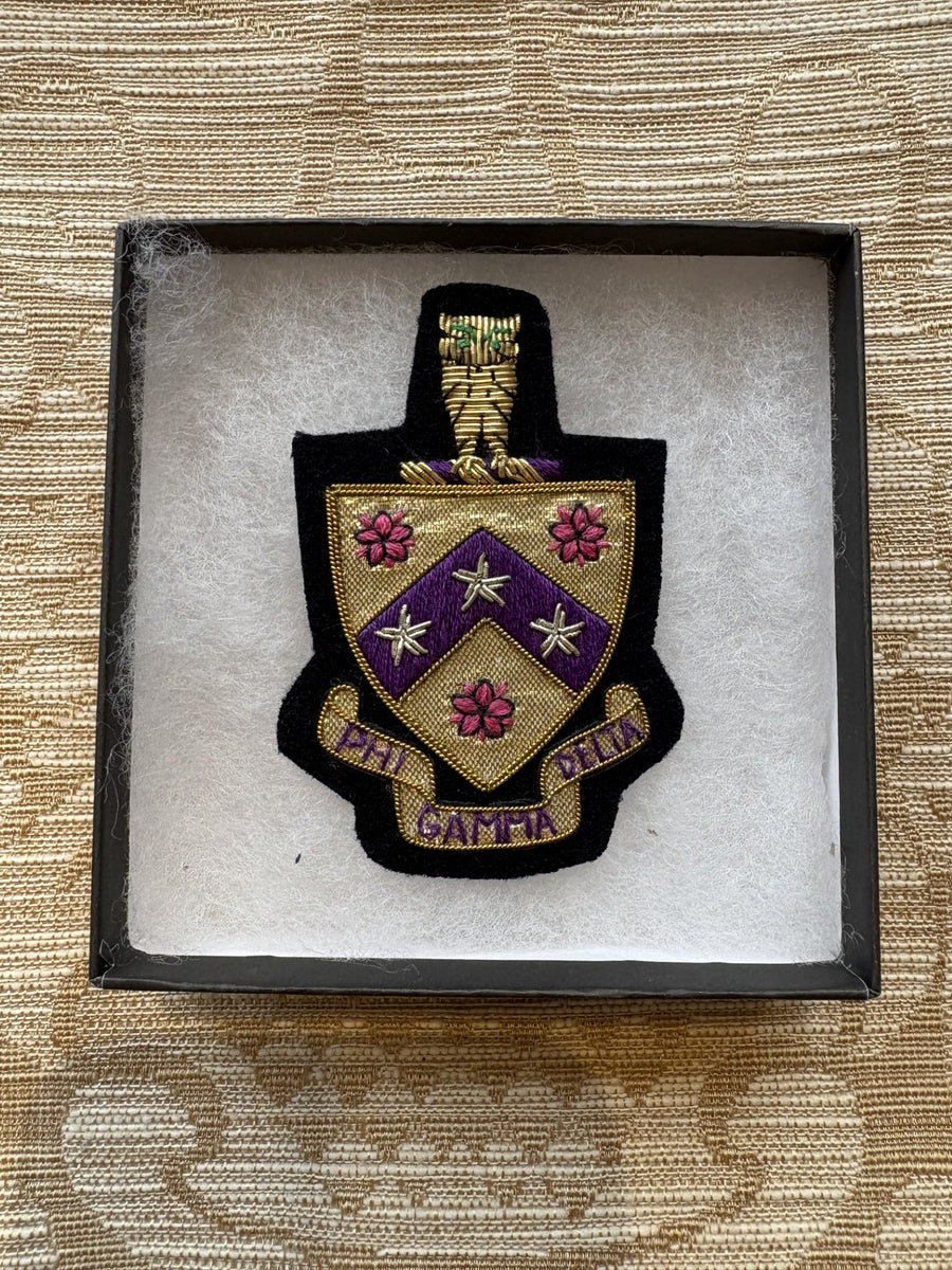 Phi Gamma Delta Vintage Bullion Blazer Patch – Andover Collection