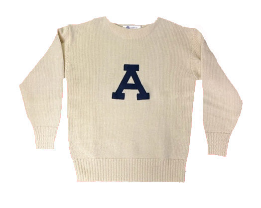 Andover Vintage Wool Boatneck Letter Sweater – Andover Collection