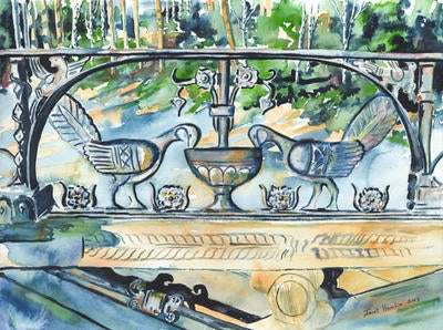 Sanctuary Gates Watercolor Print – Andover Collection